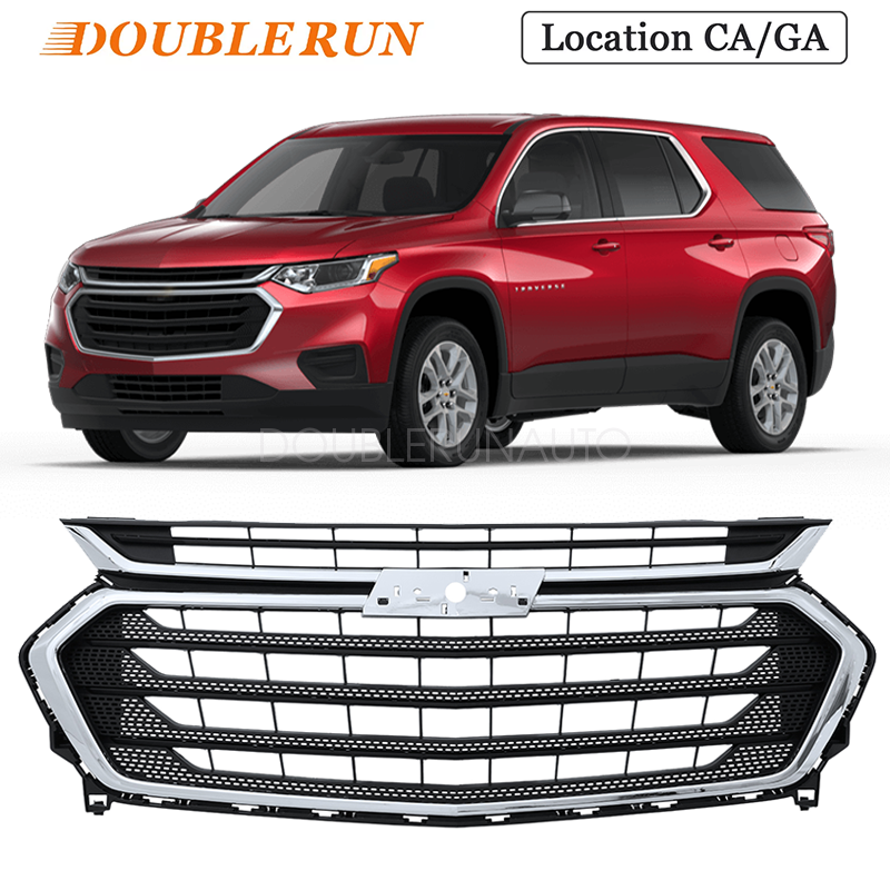 Front Bumper Upper Chrome Grille Grill For Chevy Chevrolet Traverse ...