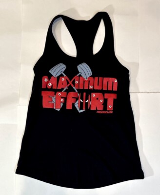 Marvel Deadpool Maximum Effort Graphic Tank Top Medium Red Mens Crew ...