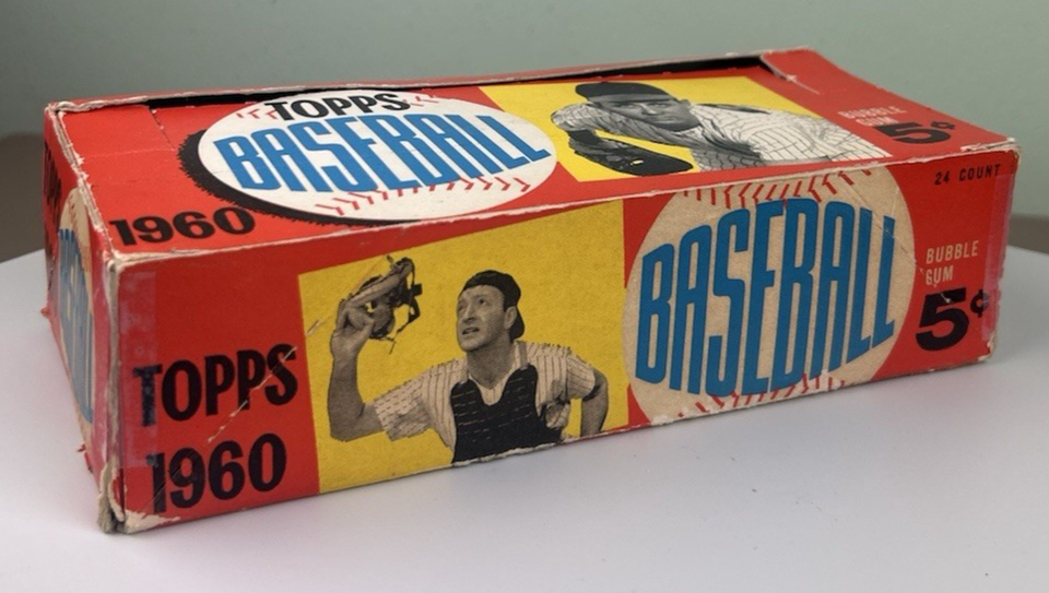 1960 TOPPS BASEBALL EMPTY DISPLAY BOX | eBay