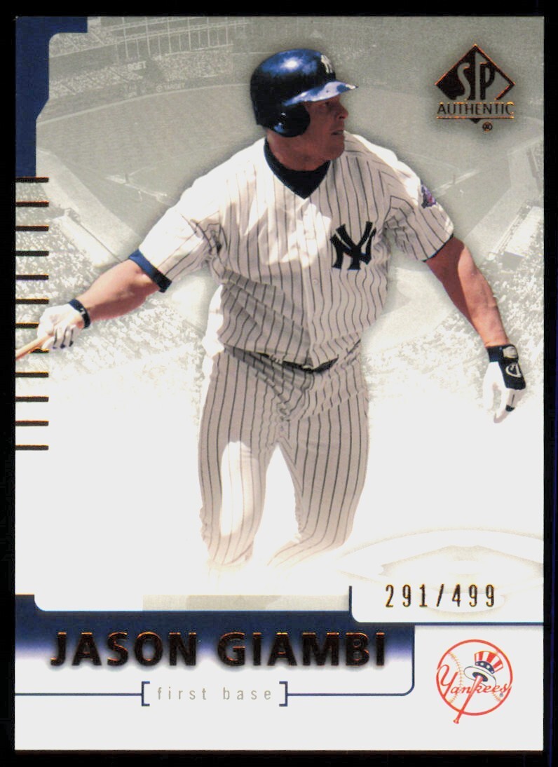 2004 SP Authentic Silver Jason Giambi /499 New York Yankees #14 | eBay