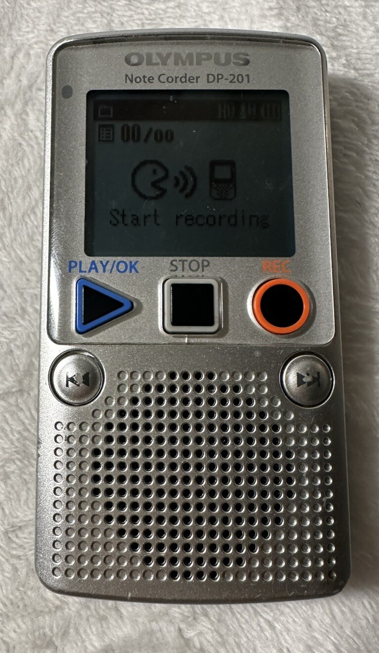 Olympus Note Corder DP-201 Digital Voice & Record Playback~FAST ...