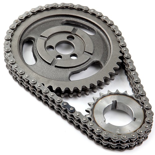 Timing Chain Set HD Double Roller for Chevrolet SBC 283 305 327 350 383 ...