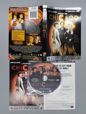 Chicago (DVD, 2003, Widescreen) No Case No Tracking 786936219197| eBay