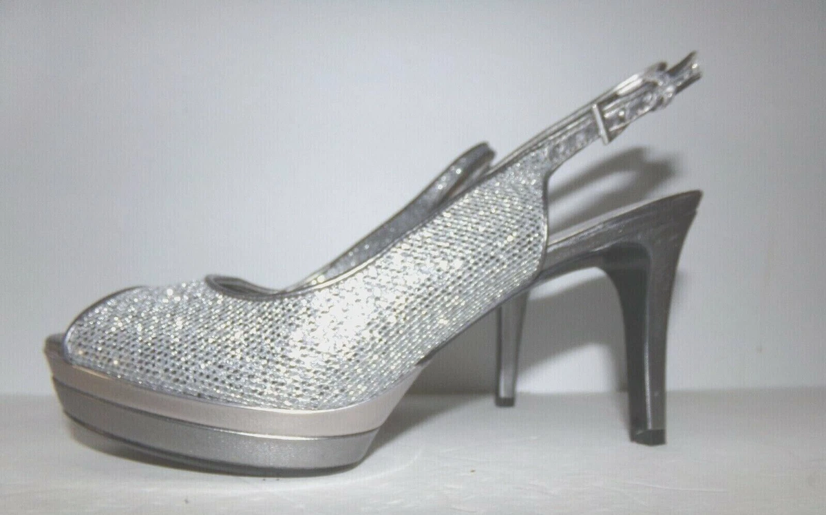 Black And Silver Heels For Prom