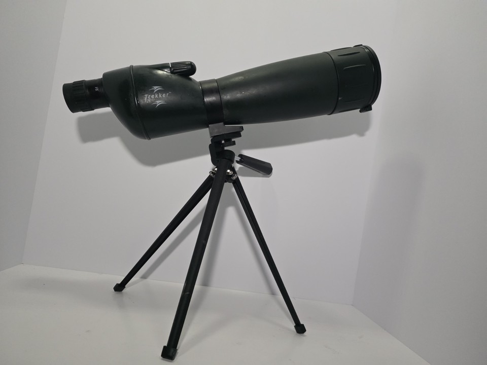 Trekker 25-75x75 Spotting Scope Tripod Case + Bushnell Window Mount | eBay