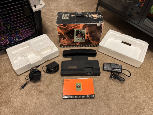 TG16 Turbografx-16 NEC Turbo video game system console CIB matching ...
