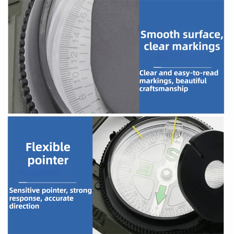 High Precision Survival Compass Magnetic Gear Mountaineering Tool ...