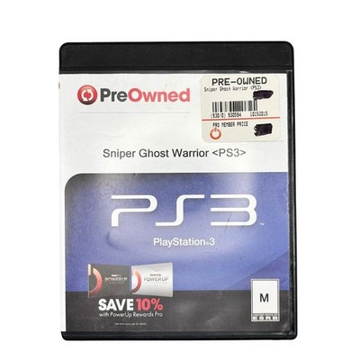 Sniper: Ghost Warrior PS3 Game Pre-Owned First-Person Shooter M Rated ...