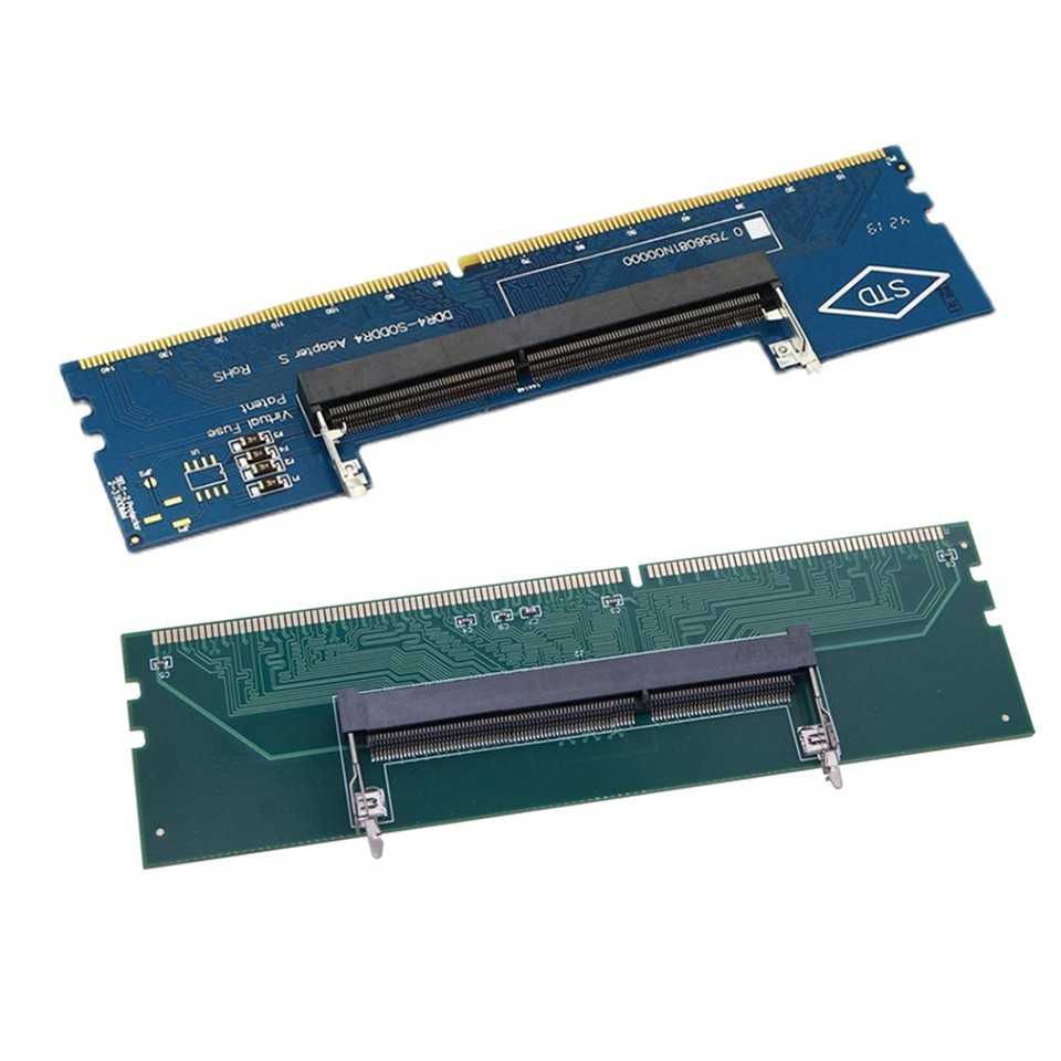 DDR3 DDR4 DDR5 Laptop to Desktop Memory Adapter Card SO-DIMM To PC DIMM ...