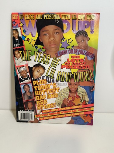 Vintage Word Up Magazine MAY 2001 RARE! LIL BOW WOW With Posters! | eBay