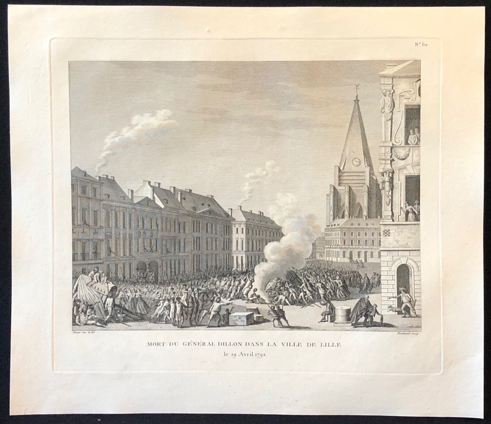 Lille Death General Dillon 1792 Hero Independence America Revolution ...