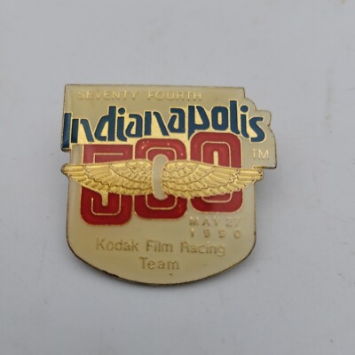 INDY INDIANAPOLIS 500 MAY 27, 1990 PIN KODAK FILM 74th running | eBay