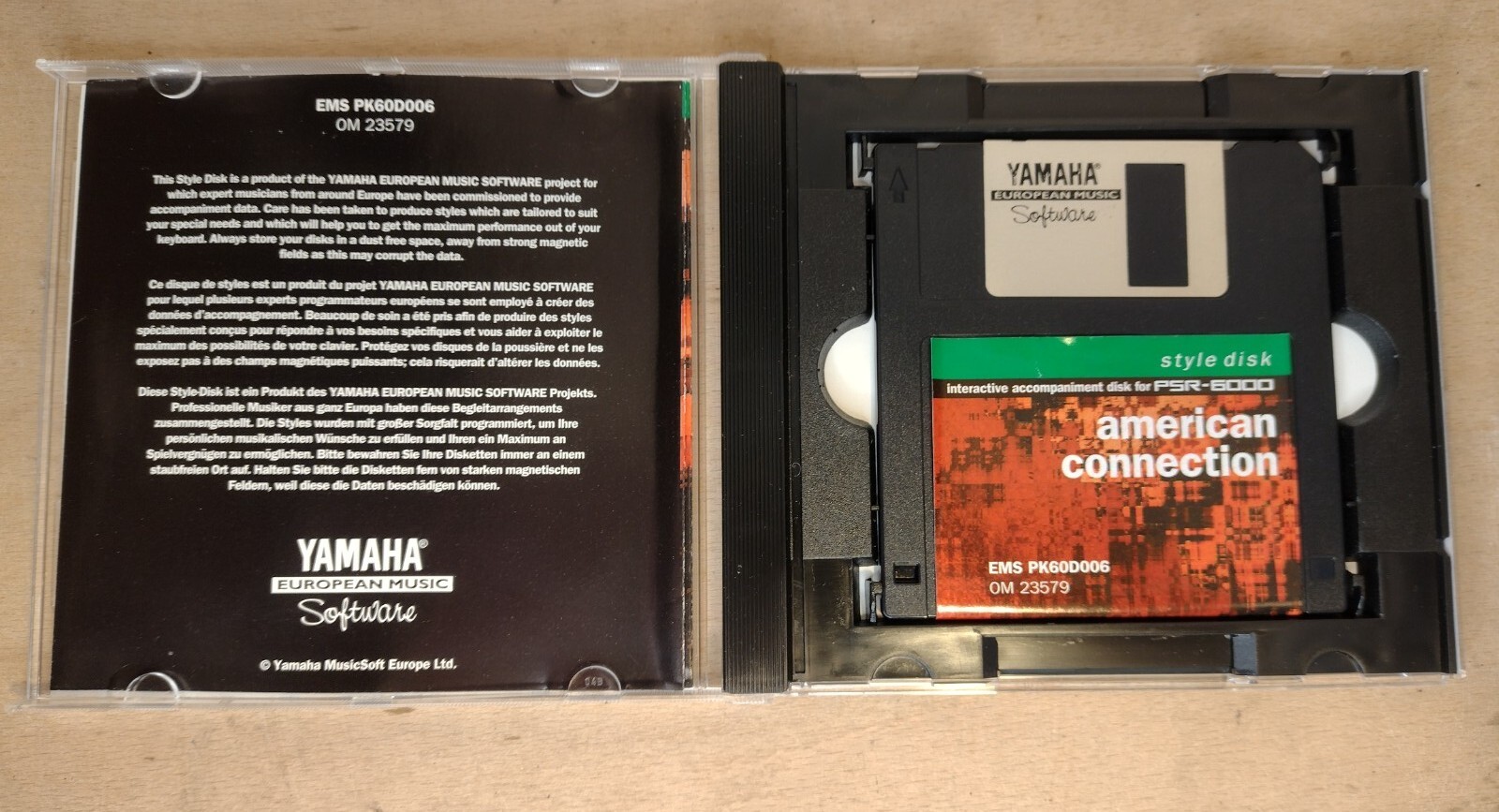 Yamaha PSR 5700 and PSR 6000 Floppy Disk - Midi Song Files - AMERICAN ...