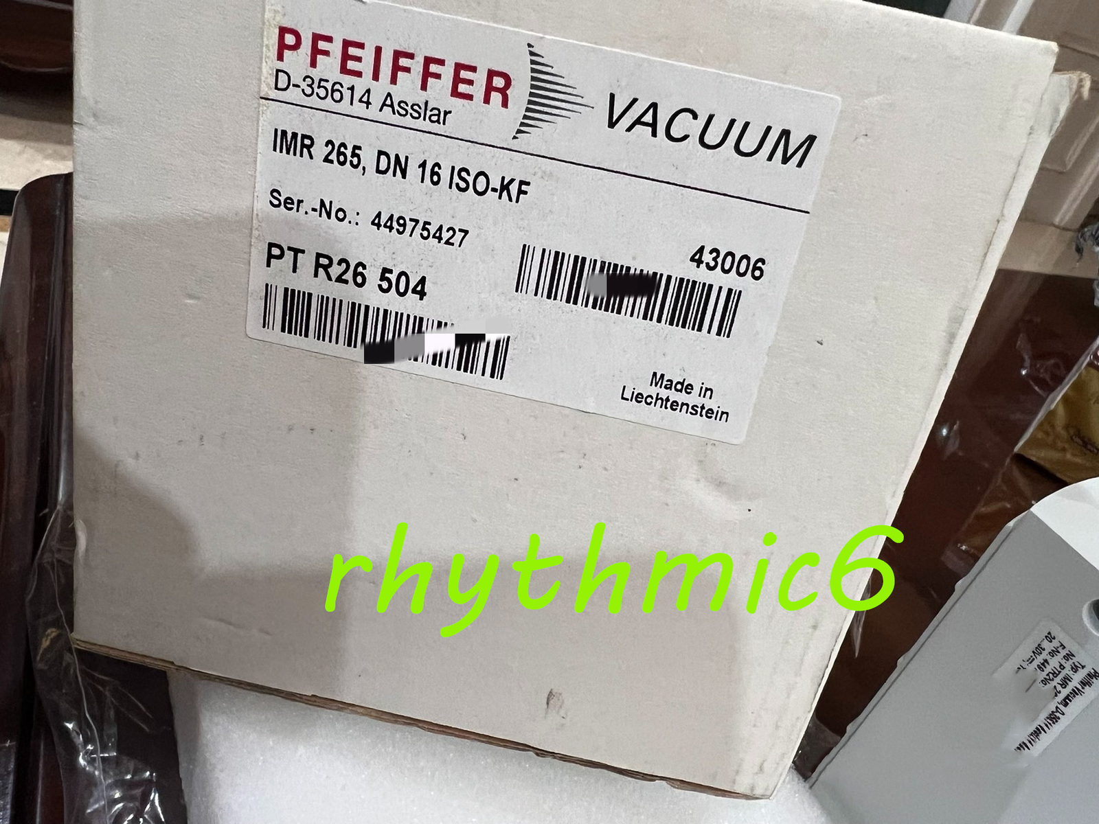Brand New IMR265 Pfeiffer vacuum gauge IMR265 Fast DHL or FedEx | eBay