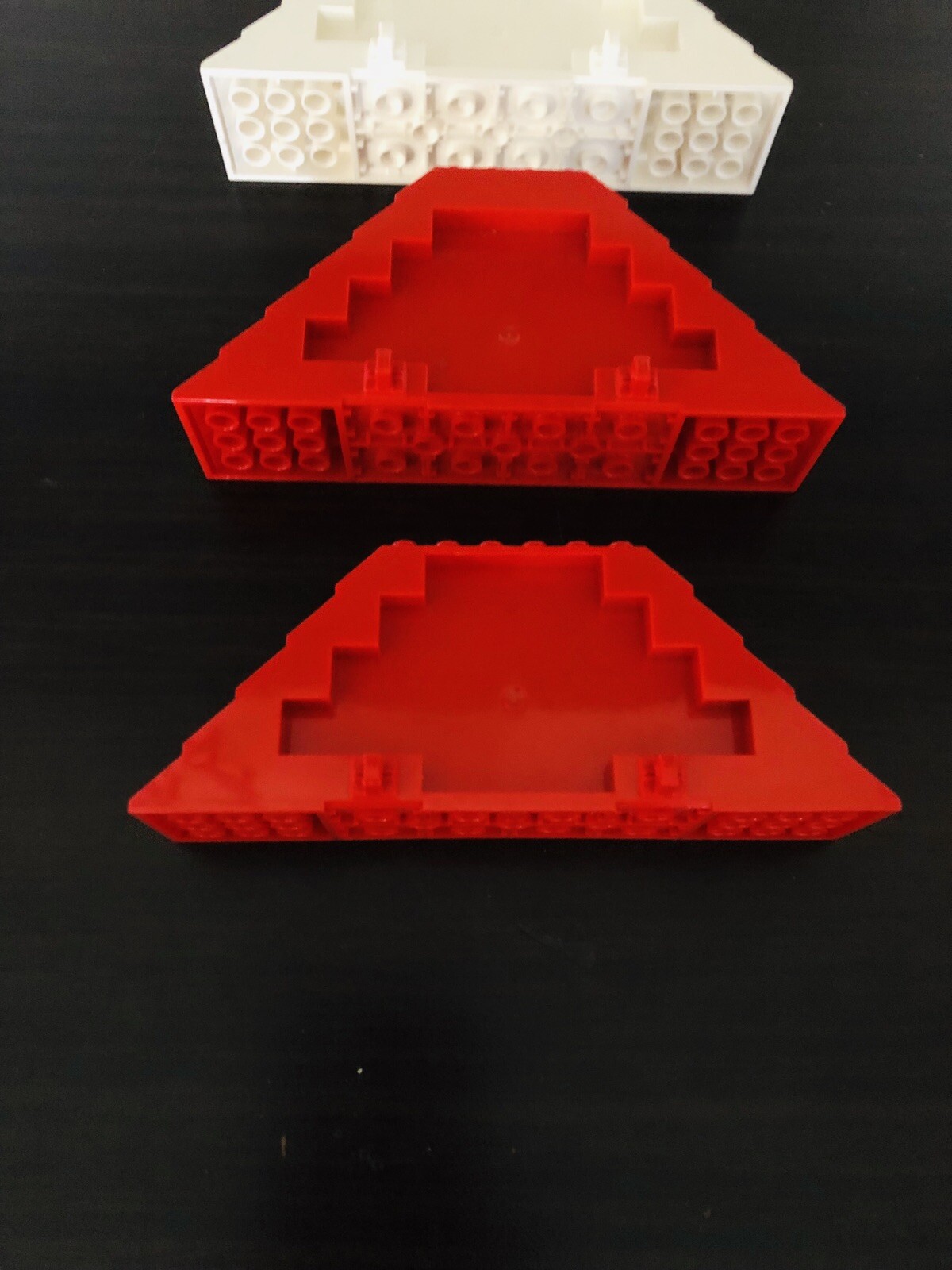 LEGO ROOF PIECE 16 x 4 x 5 45405 Red White X 3 Building Town Creator ...