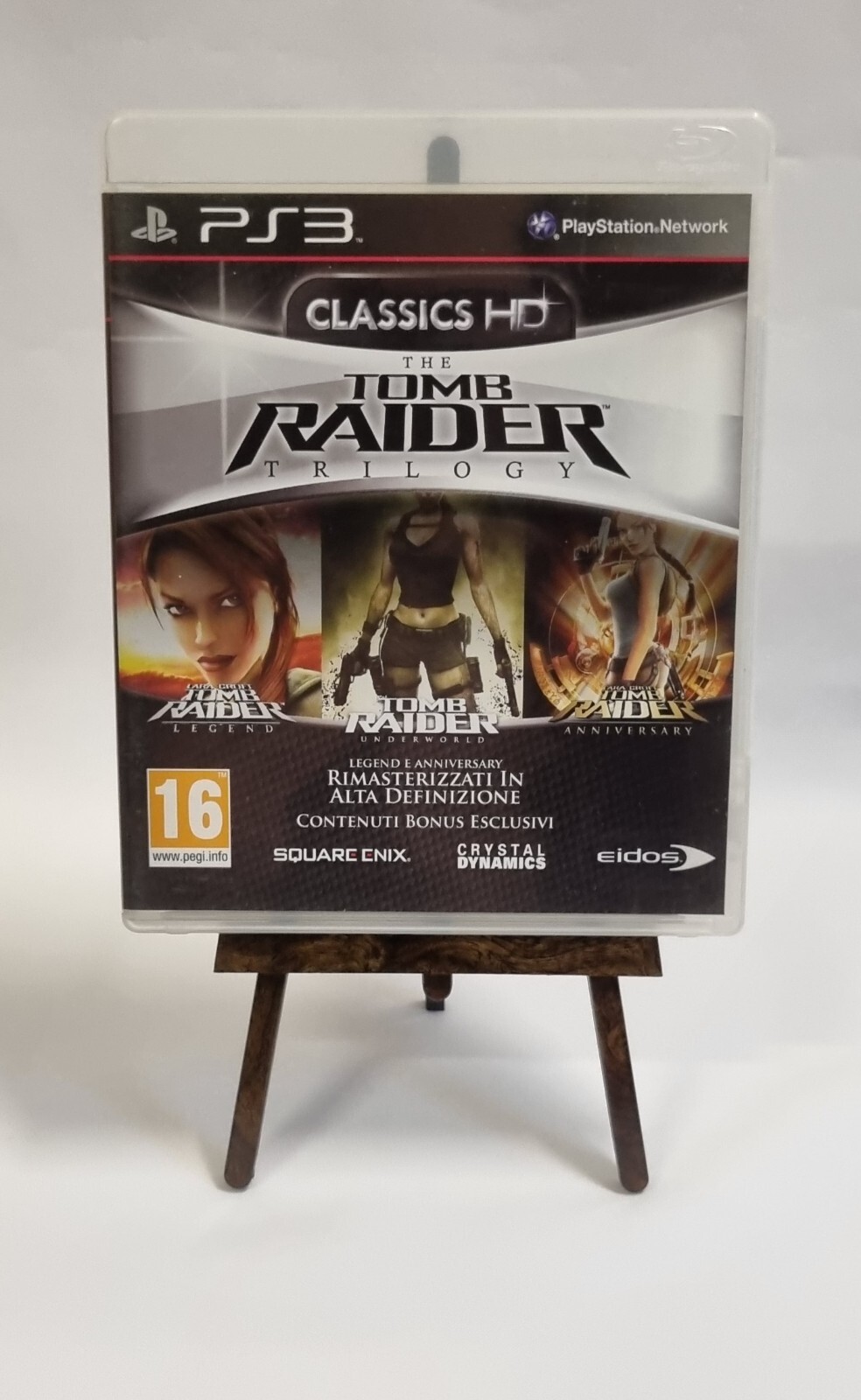 The Tomb Raider Trilogy Classics HD PS3 PlayStation 3 Completo PAL ITA ...