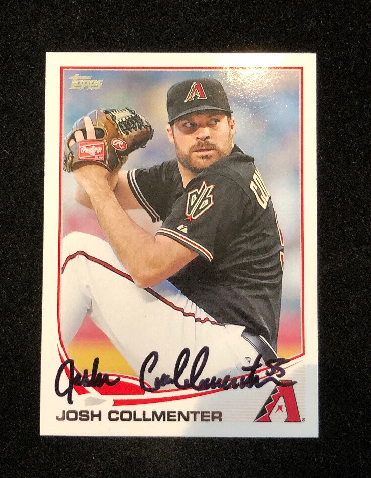 JOSH COLLMENTER 2013 TOPPS AUTOGRAPHED SIGNED AUTO BASEBALL CARD US197 ...