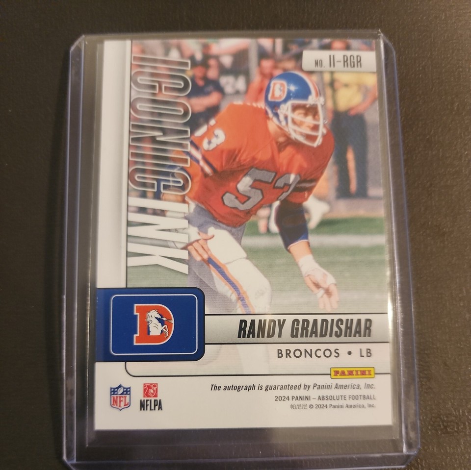 2024 Panini Absolute Randy Gradishar Auto /199 Iconic Ink Broncos | eBay