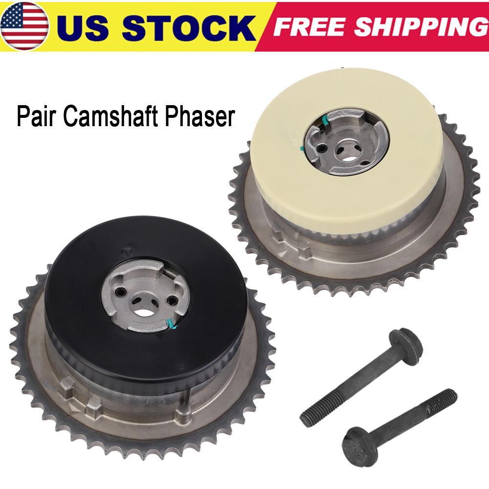 Pair VVT Cam Phaser Variable Timing Sprocket Gear for Chevy Buick GMC ...