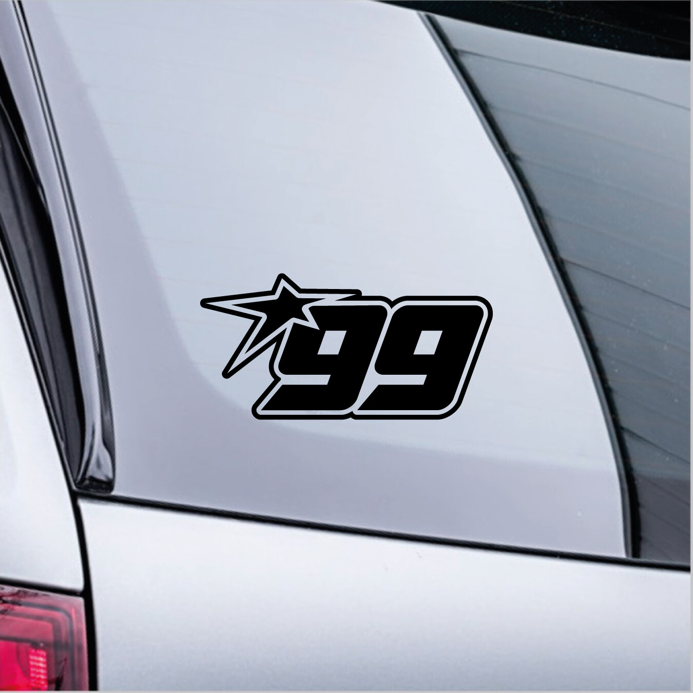 Startnummer 99 Aufkleber Track Nine Sticker Ziffer Sieg Auto Bike Decal ...