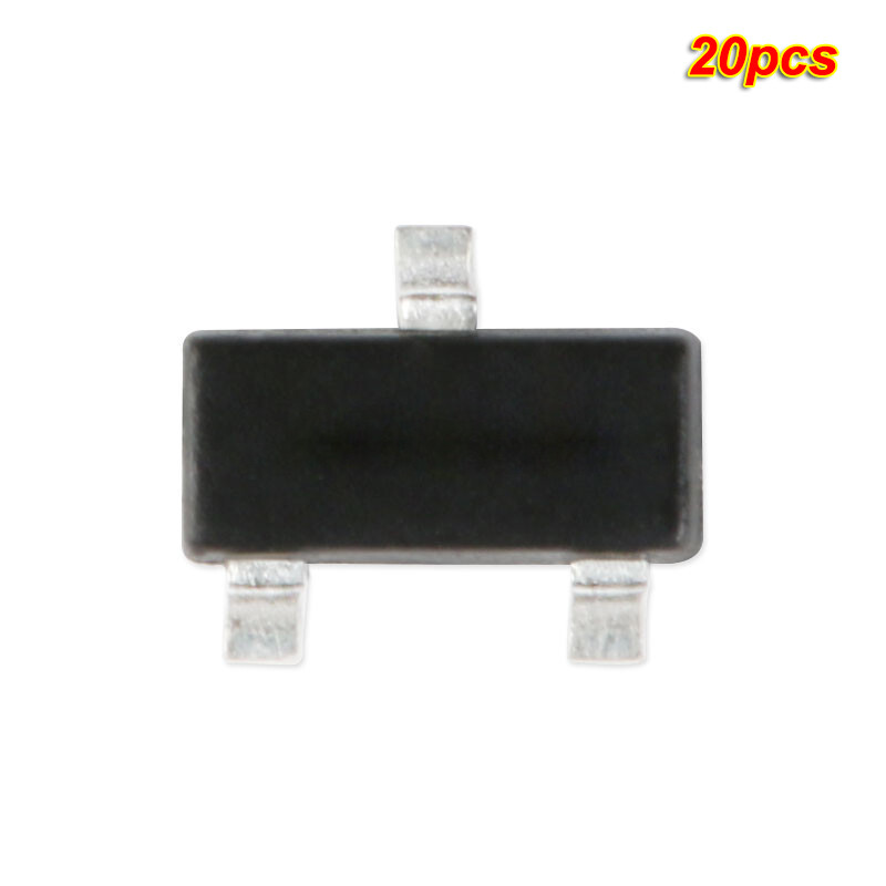 20pcs SMD Triode BC857B silk screen 3F SOT-23 PNP 45V/1A transistor ...