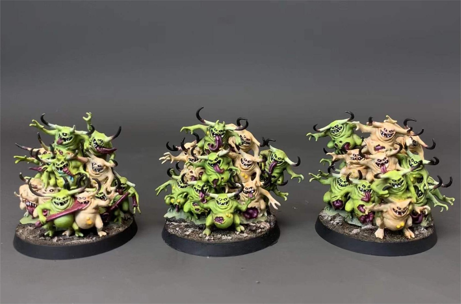Nurglings Warhammer Age of Sigmar presale Painted Game figures ...