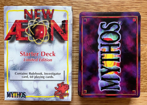 Chaosium Mythos CCG New Aeon Starter Deck - Opened but Unplayed ...