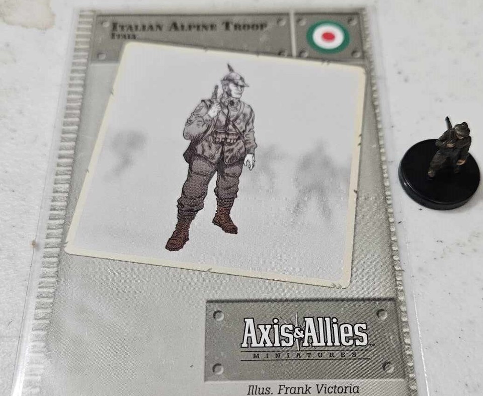 Axis and Allies Italian Miniatures Complete Lot | eBay