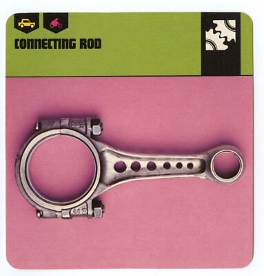 Connecting Rod - Car Mechanics Auto Rally Edito Service SA Card | eBay