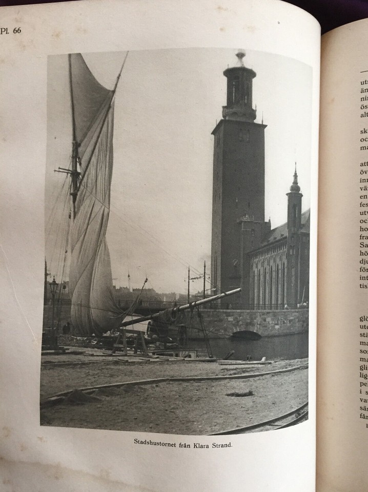 1923 - STOCKHOLMS STADHUS - Stockholm Town Hall Sweden, architect ...