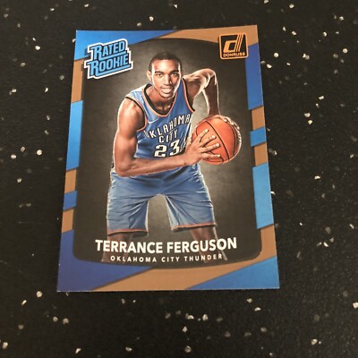 Terrance Ferguson RC 2017-18 Panini Donruss Basketball #180 NBA OKC ...