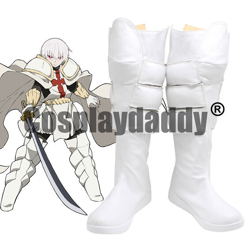 Fire Force Knights of the Ashen Flame Sho Kusakabe Cosplay Shoes Boots ...