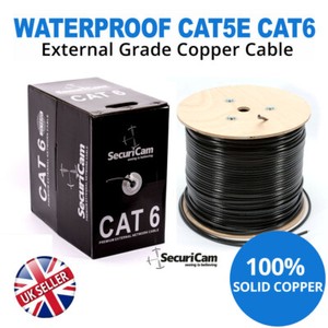 Solid Copper CAT6 Cable Ethernet Outdoor UTP High Speed LAN Network ...