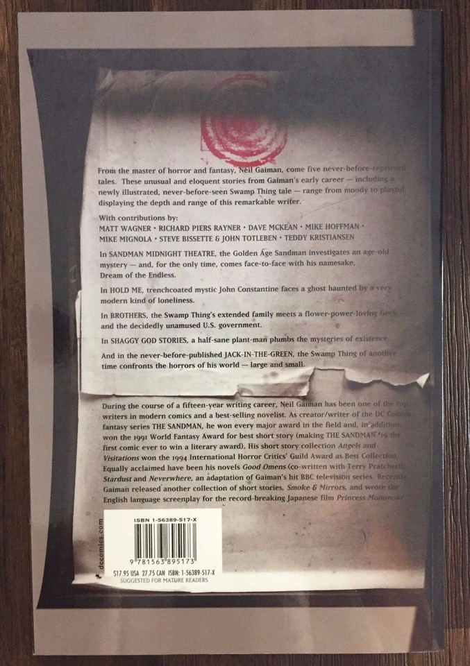 MIDNIGHT DAYS Graphic Novel Neil Gaiman DC Comics (2000, Paperback ...