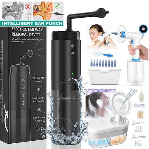 Smart Earwax Remover Electric Ear Cleaner Ear Flusher Safe & Effective ...