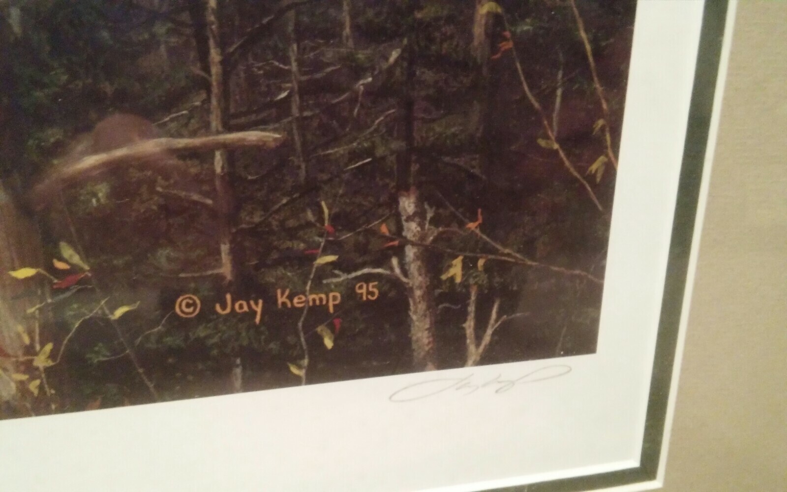Jay Kemp Looking For Trouble Limited Edition Print 492/5000 32x26 Inch ...