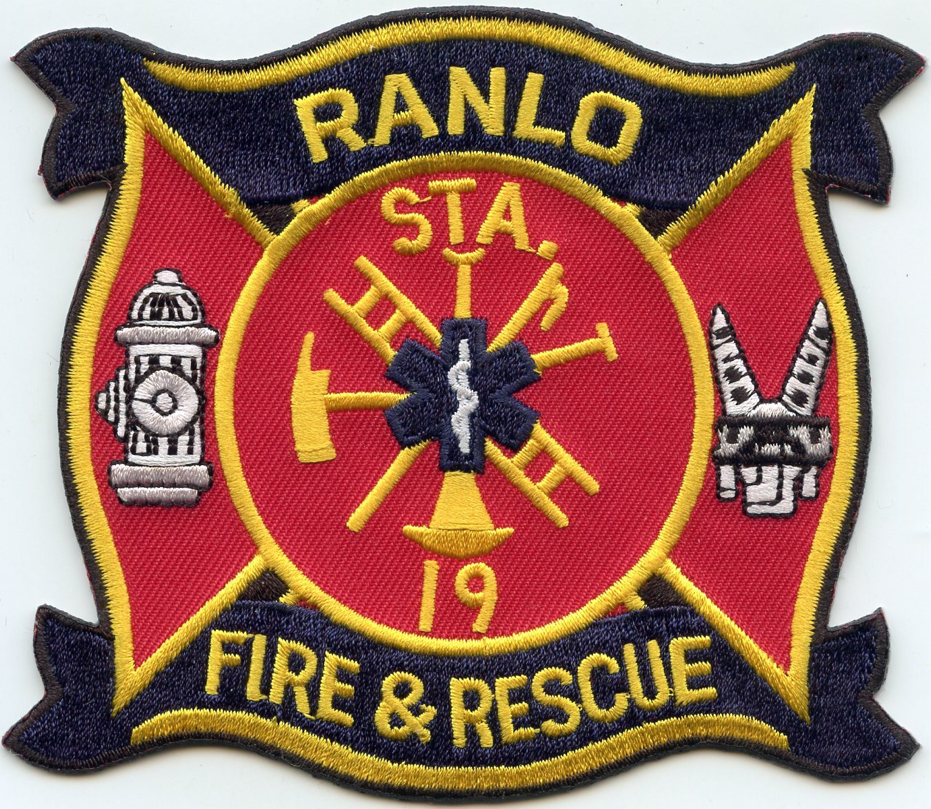 RANLO NORTH CAROLINA NC Fire & Rescue FIRE PATCH | eBay