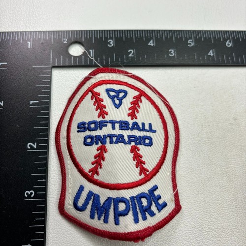 Vintage CREASED! SOFTBALL ONTARIO UMPIRE (SOFTBALL BASEBALL ?) Canada ...
