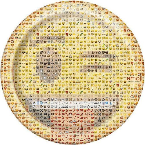 Emoji Party Large Paper Plates 8pk | eBay UK