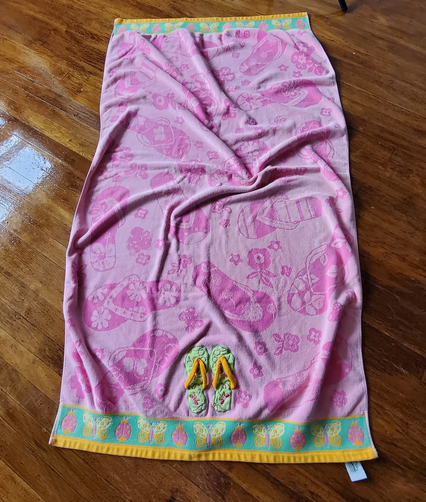 Aloha Brand Vintage 56"x 28" Rectangle Beach Towel Colorful 100% COTTON ...