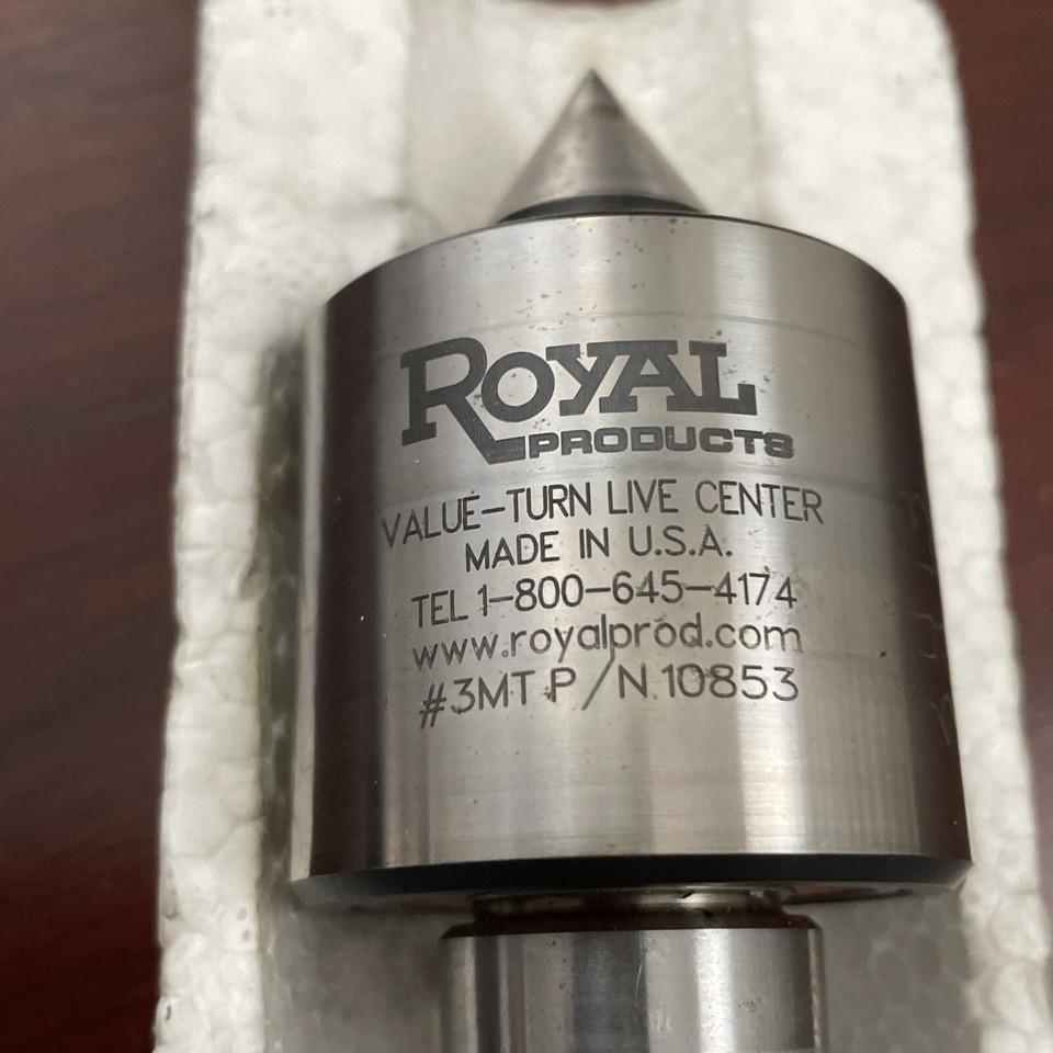 ROYAL 3MT LIVE CENTER VALUE TURN PN 10853 MADE IN USA | eBay