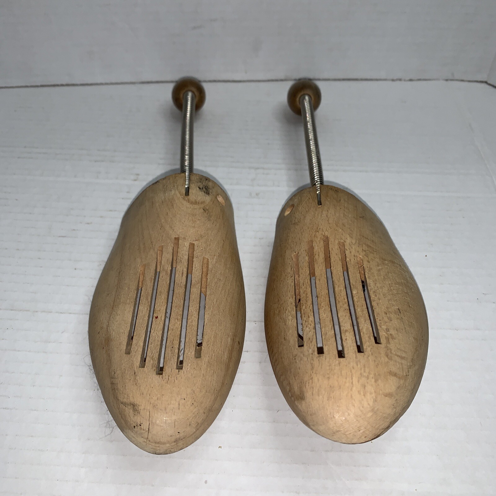 Vintage Shoe Tree Stretcher West Germany Wood w/ Spri… - Gem