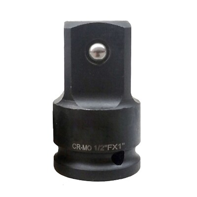 Female to Male 1/2in Drive x 1in Impact Socket Reducer Adapter Cr-Mo ...