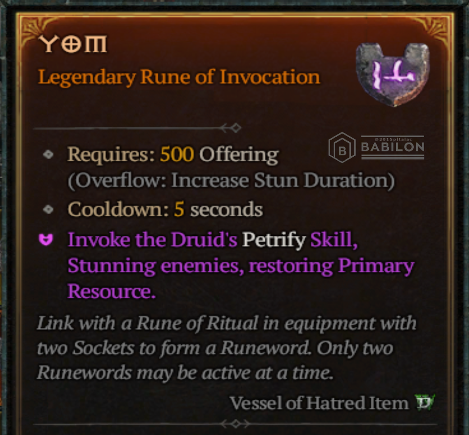 DIABLO 4 SEASON 9 Mythic Uniqes Rune Set &All Runes PC PS4 PS5 XBOX ...