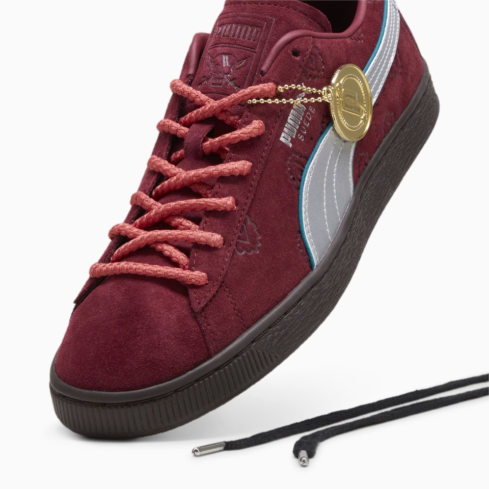 PUMA x ONE PIECE SHANKS Suede"Team Regal Red-PUMA Silver" 396521_01 New ...