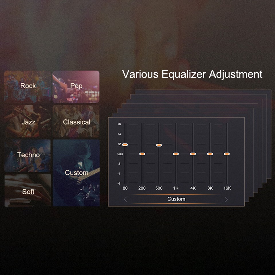 DSD MP3 MP4 Player HiFi Lossless Sound Bluetooth Music Voice Recorder ...