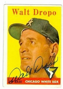 Walt Dropo autographed Baseball Card (Chicago White Sox) 1958 Topps ...