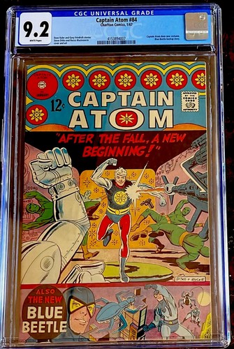 Captain Atom #84 CGC 9.2 White Pages 1967 1st app. new Captain Atom ...