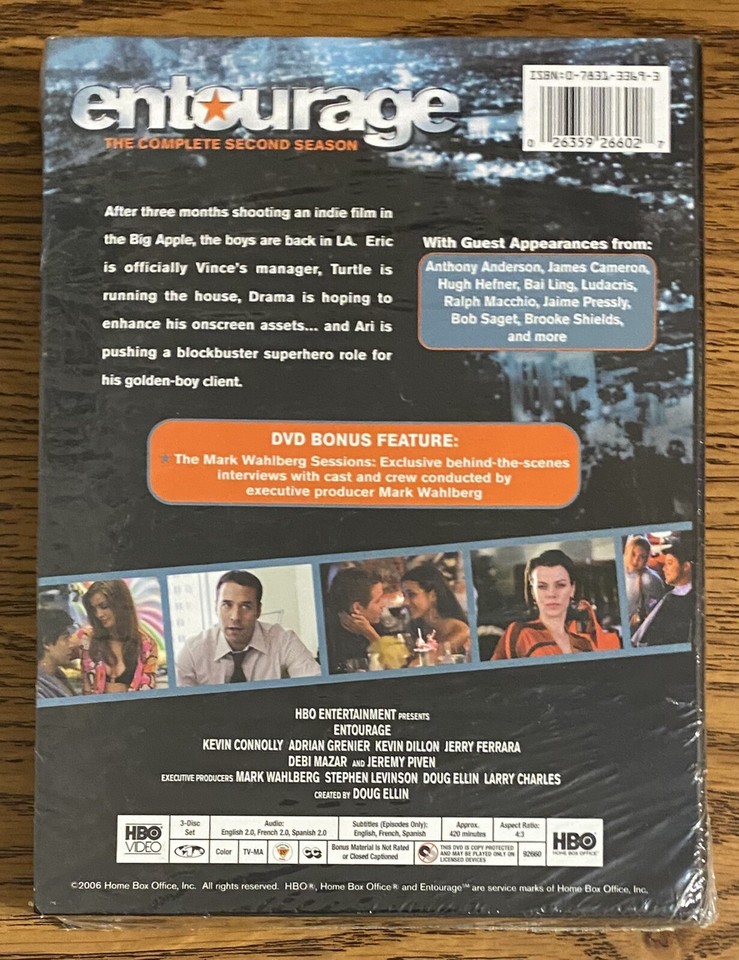 Entourage The Complete Second 2nd Season DVD | eBay