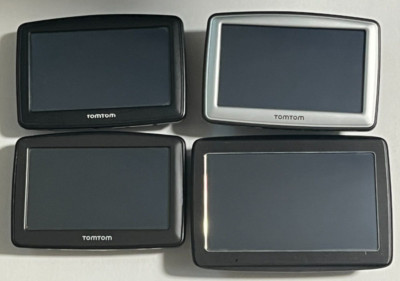 Lot of 4 TomTom Gps Navigation Units - Various Models - Units Only AS ...